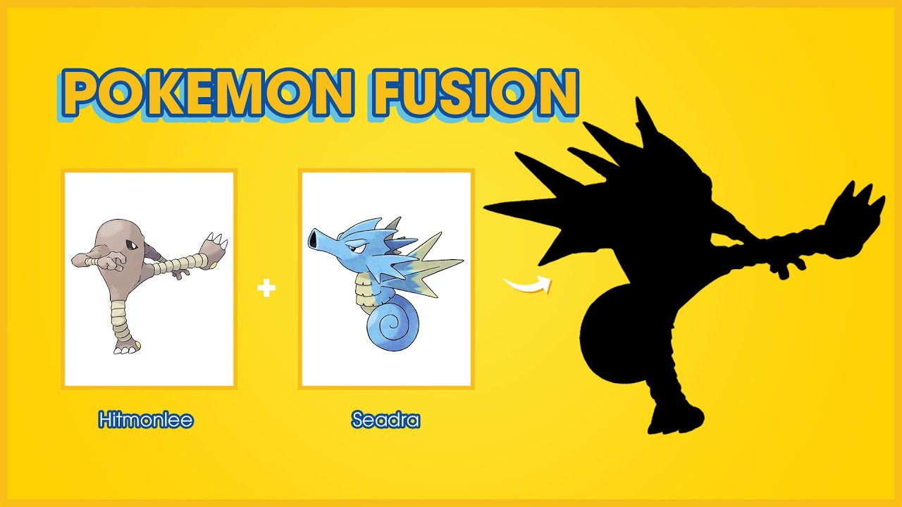 Pokemon Fusion | Hitmonlee + Seadra | pokemon infinite fusion - YouTube
