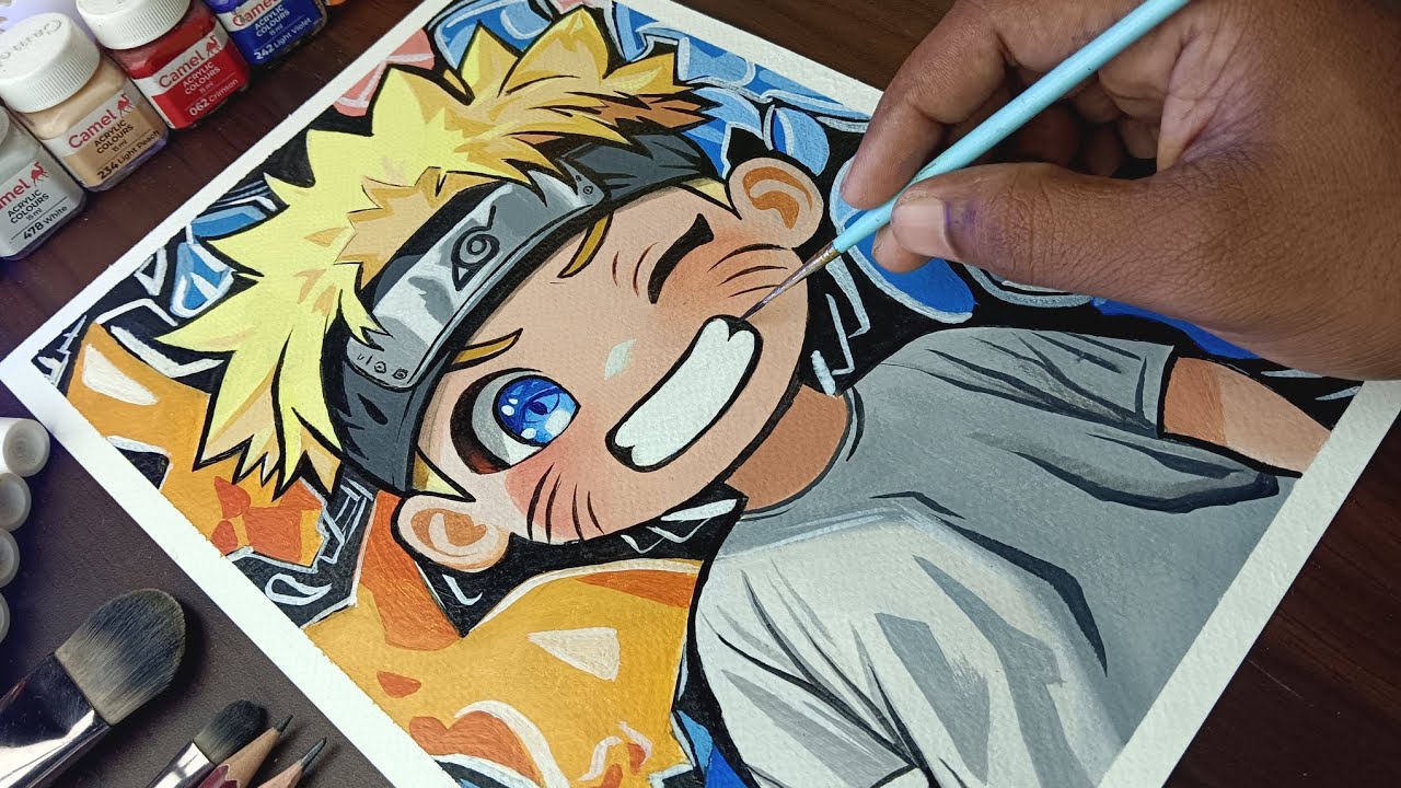 Naruto drawing || How to draw Naruto part--2 - YouTube