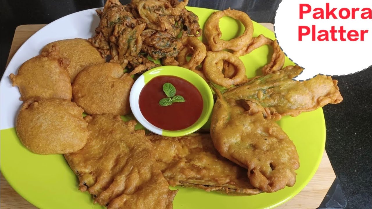 Pakora Platter | Ramadan series | 5 Special Pakora Platter - YouTube