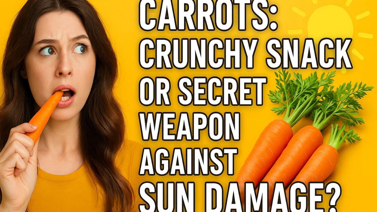 Carrots: Crunchy Snack or Secret Weapon Against Sun Damage? - YouTube