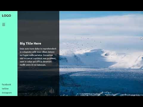 How to Build a Responsive Off-Canvas Menu With CSS and a Touch of JavaScript - YouTube