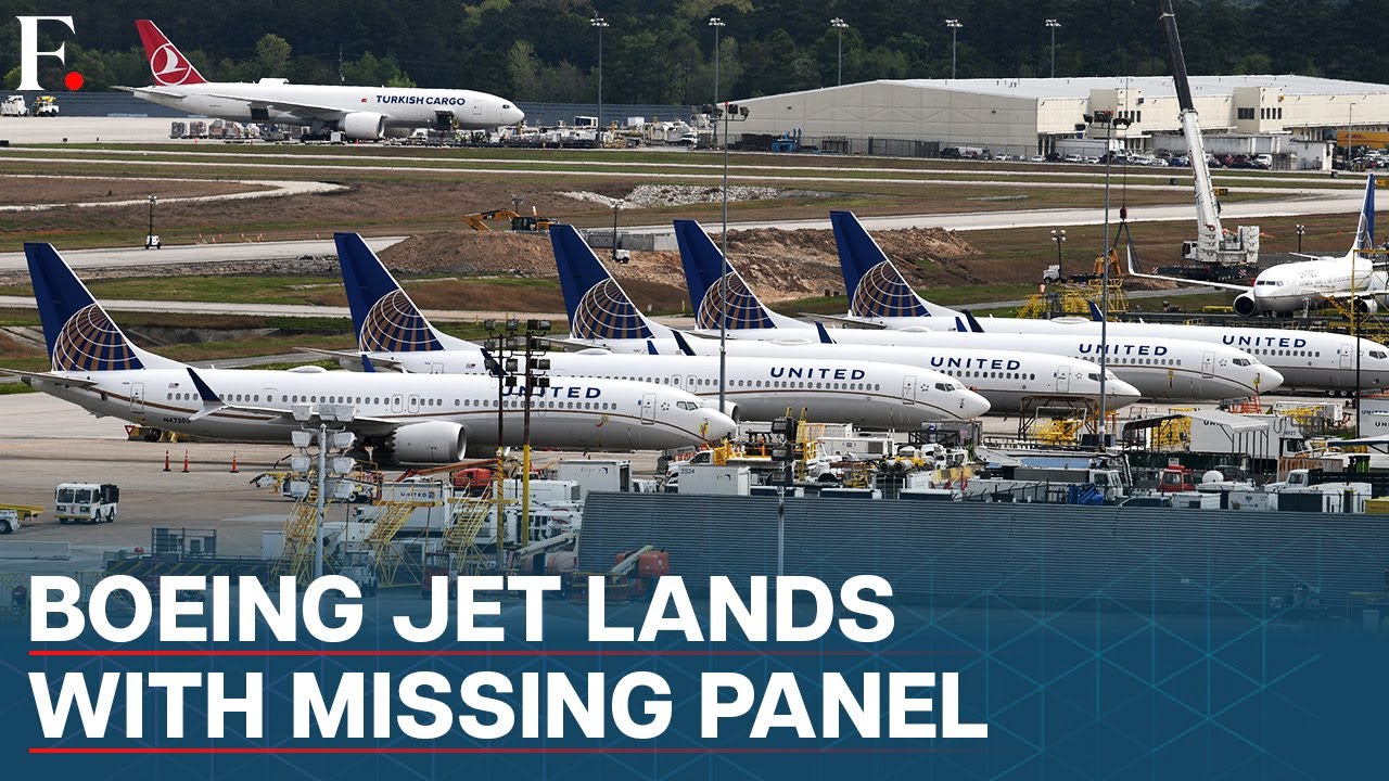 Boeing Plane Lands in US with Missing Panel | Seventh Mishap in Last ...