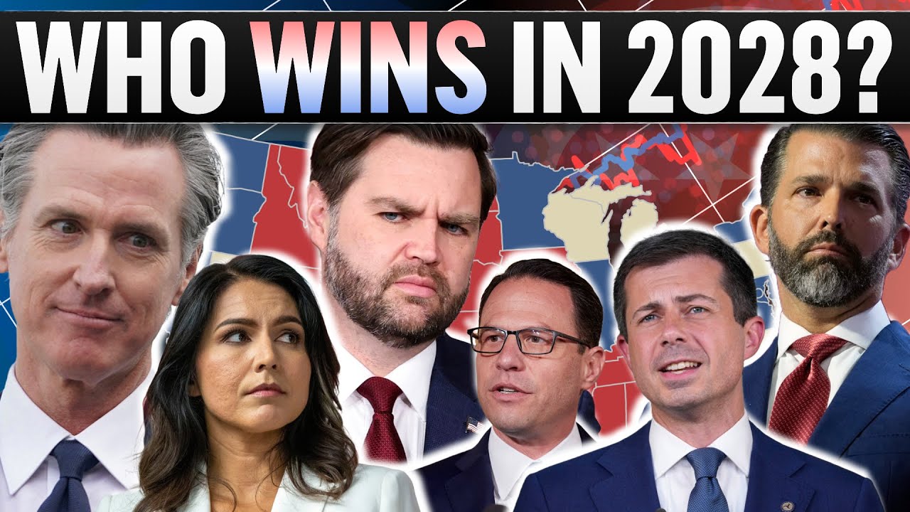 FIRST Predictions for the 2028 Presidential Candidates & Map - YouTube