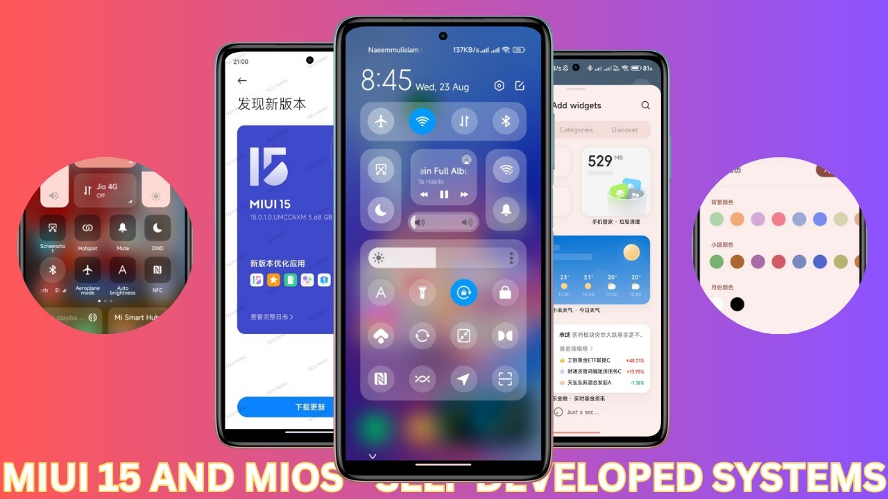 MIUI 15 - Self Developed System | MiOS - Self Developed Cars | MIUI 15 ...