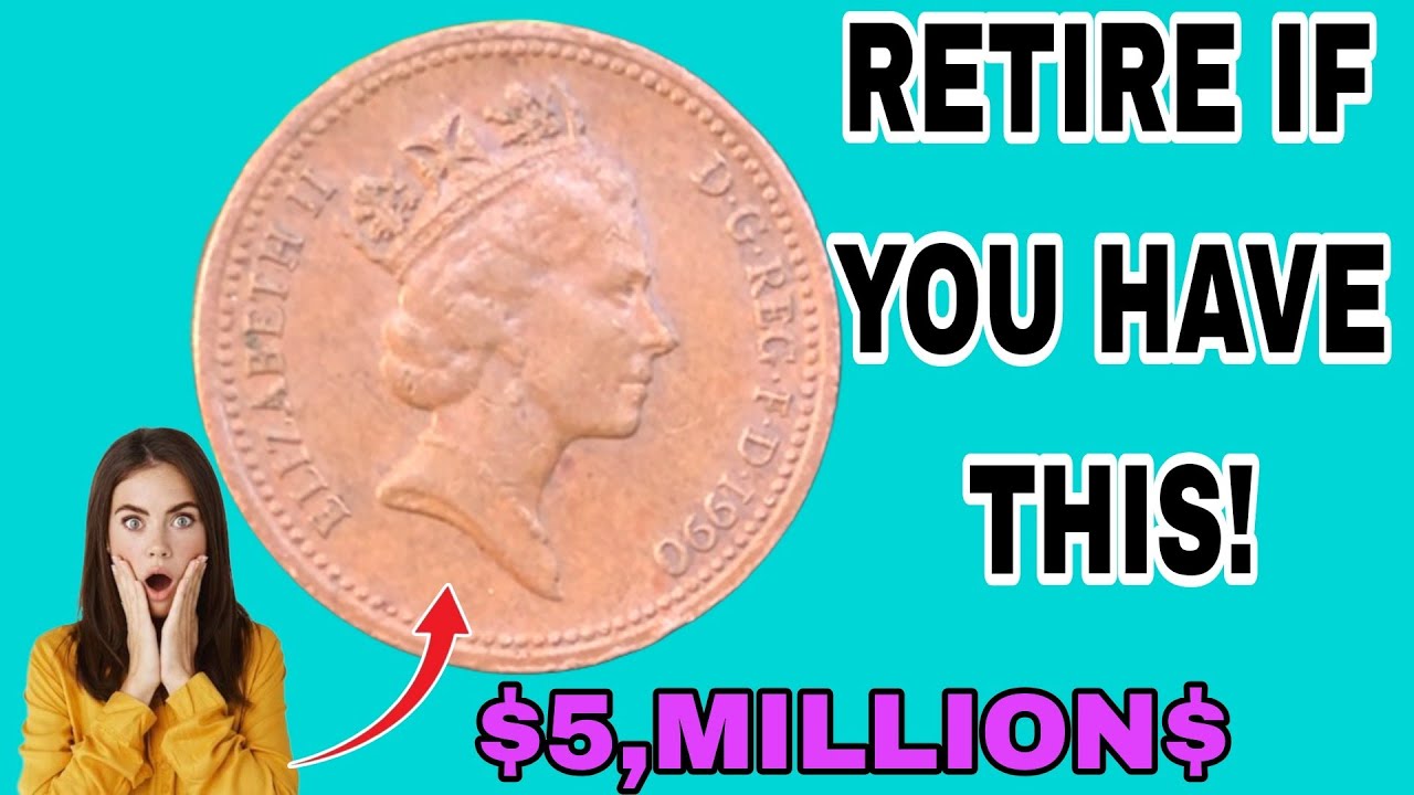 1990 Queen Elizabeth II One Penny Coin – Detailed Overview - YouTube