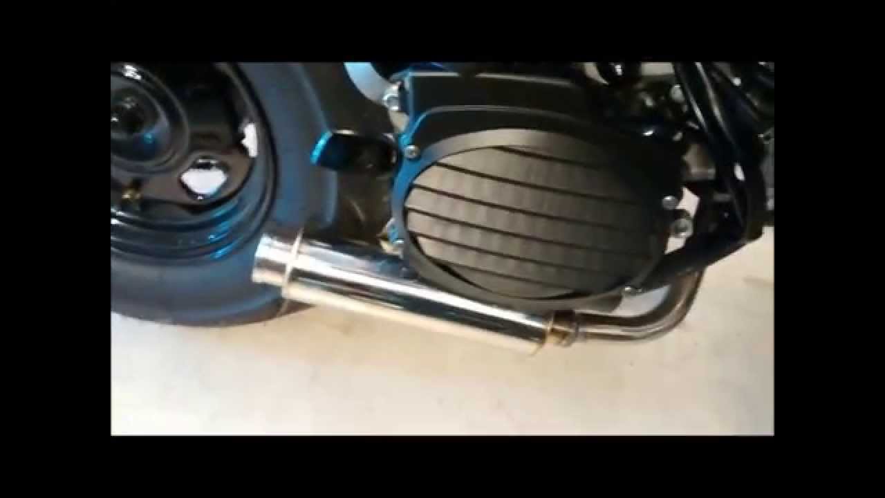 Honda Ruckus WirusWin sound clip - YouTube