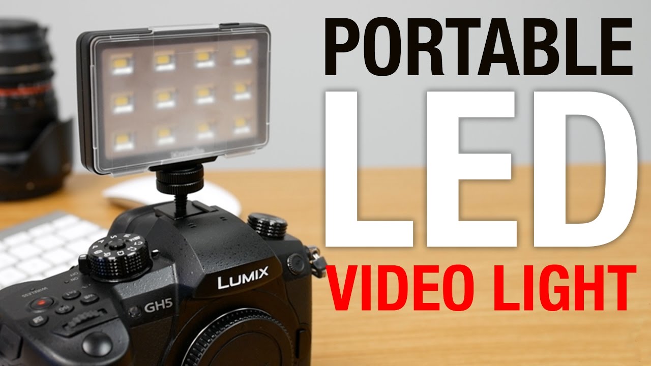Portable Video LED Light for Smartphones & Cameras from Commlite - YouTube
