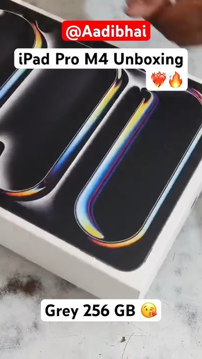 New iPad Pro m4 unboxing video l ipad pro unboxing l pubg king ipad pro ...