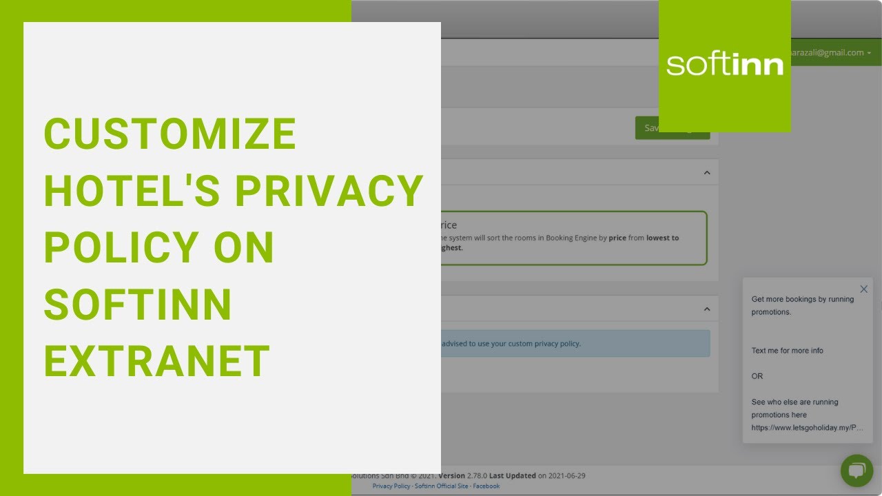 [OBSOLETE] Customize Hotel's Privacy Policy on Softinn Extranet (Hotel ...