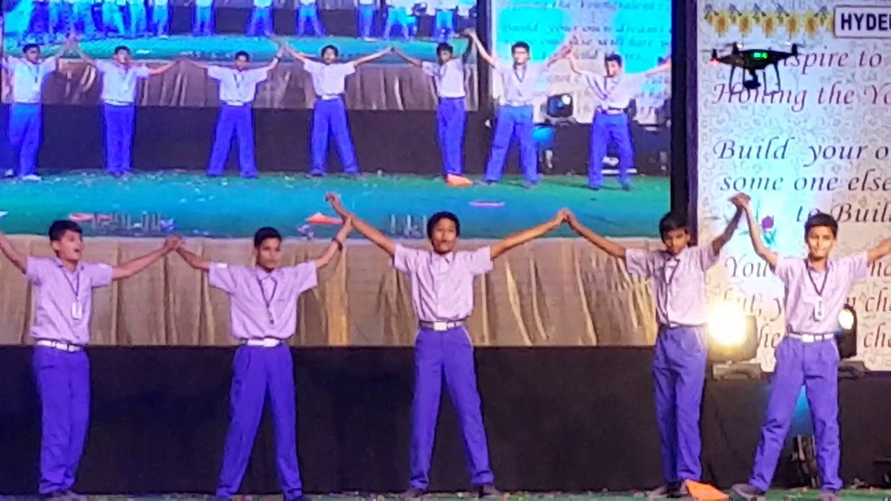 The progress high school annual day celebration falaknuma - YouTube