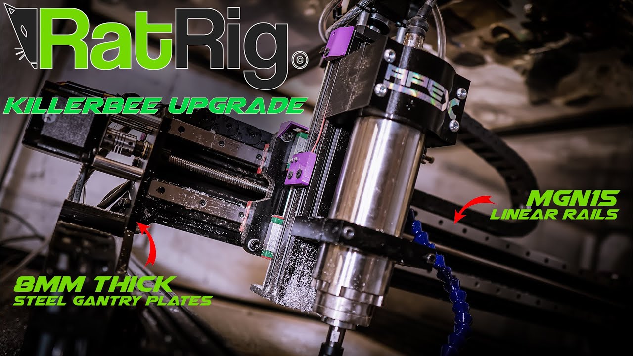 KILLER upgrade for the workbee CNC! (RatRig Linear rails!) - YouTube