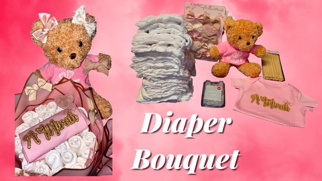 I tried to make a diaper bouquet ( EPIC FAIL ) ‼️ - YouTube
