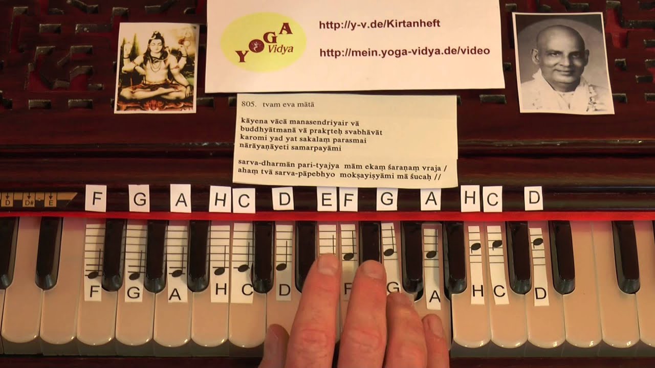 Kayena Vacha Lern-Video zum Mantrasingen und Begleitung mit Noten auf ...