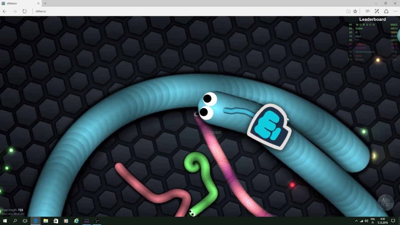 678 Slither io Matopeli 5 - YouTube