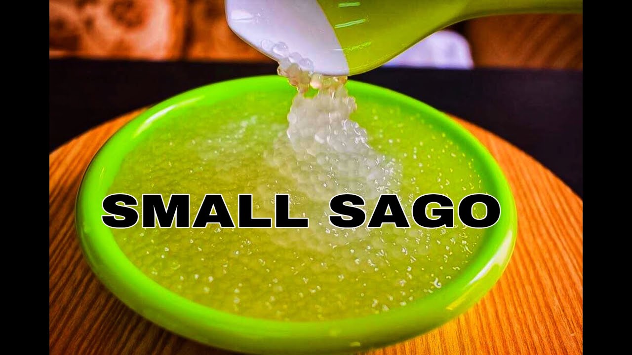 How to cook small sago - YouTube