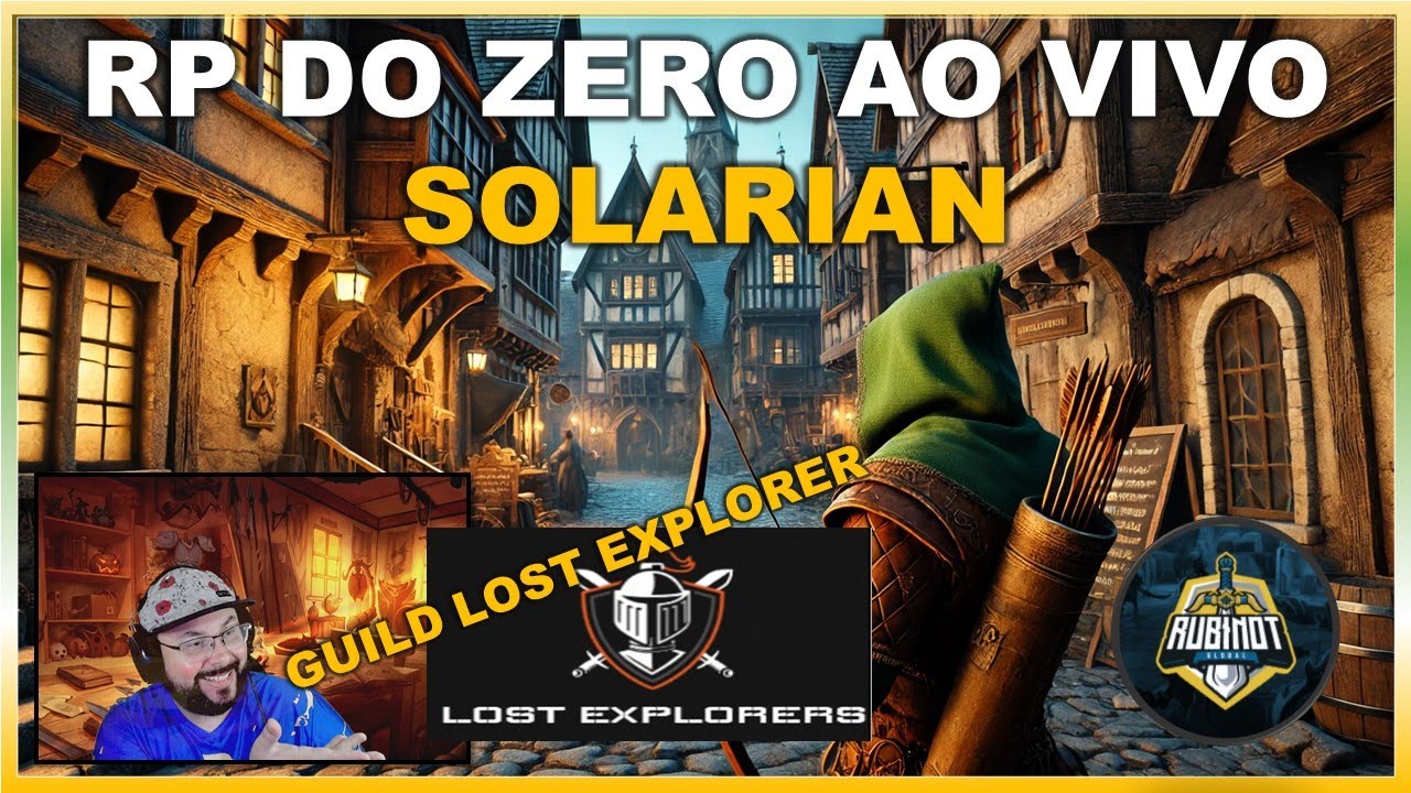 RUBINOT 🏹 RP DO ZERO 🏹 SOLARIAN | GUILD LOST EXPLORER - YouTube