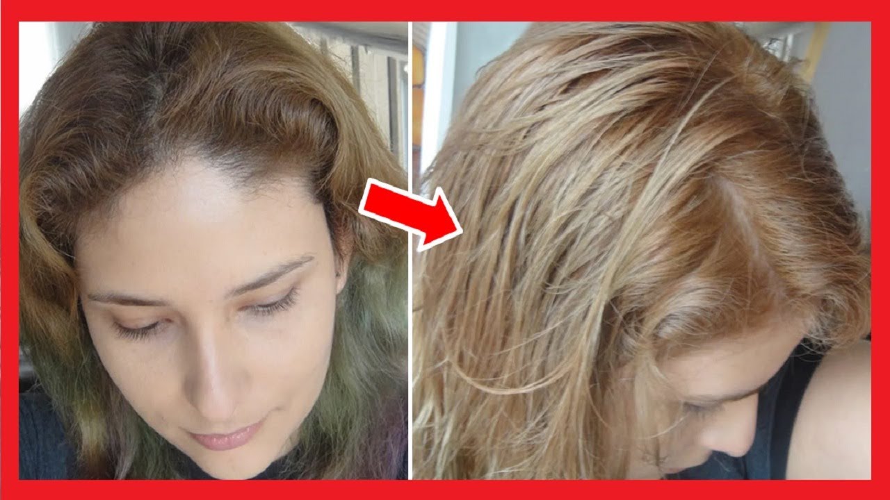 Două trucuri pentru a decolora părul negru fără a l deteriora - YouTube