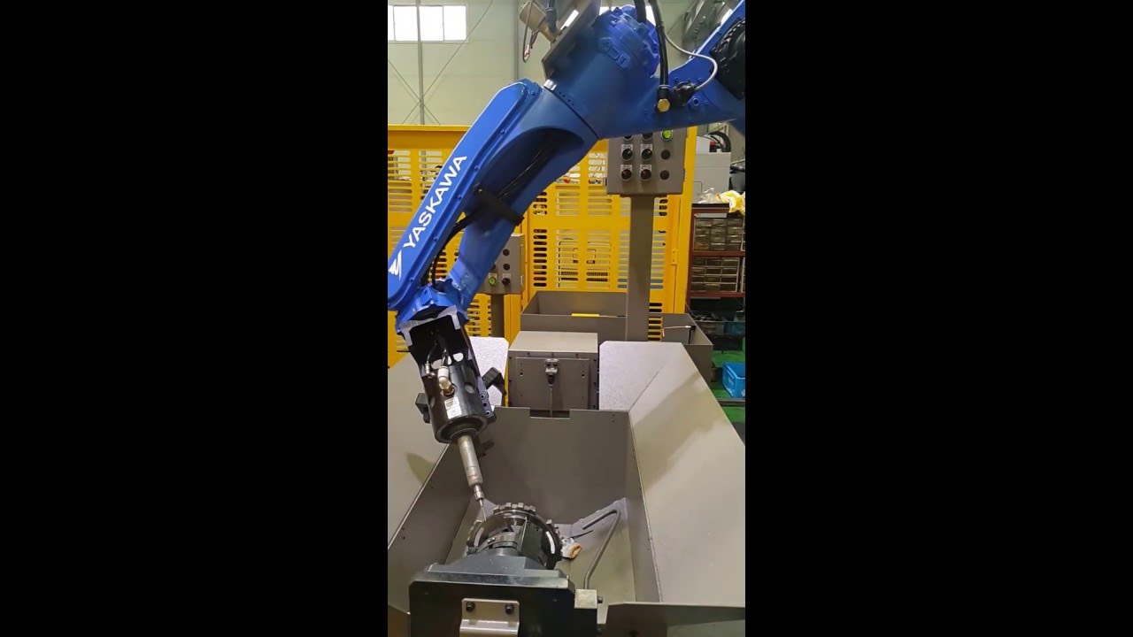 Robot Deburring System - YouTube