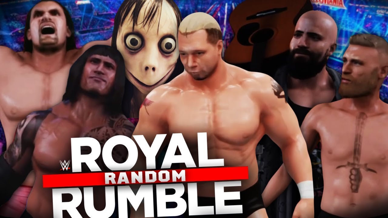 EL ROYAL RUMBLE MÁS RANDOM DE WWE | WWE2K18 RANDOM - YouTube