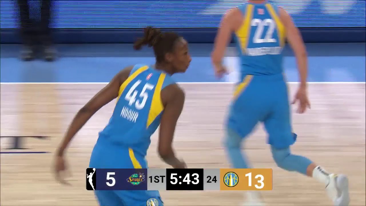 Astou Ndour 11 points vs. Los Angeles Sparks - YouTube