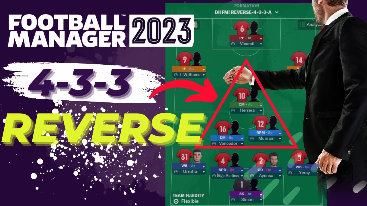 I Flipped My 4-3-3 Midfield Triangle For This FM23 OP Tactic - YouTube