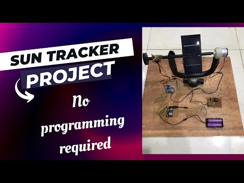 dual Axis Sun tracker project | Sun tracker system | solar tracking ...