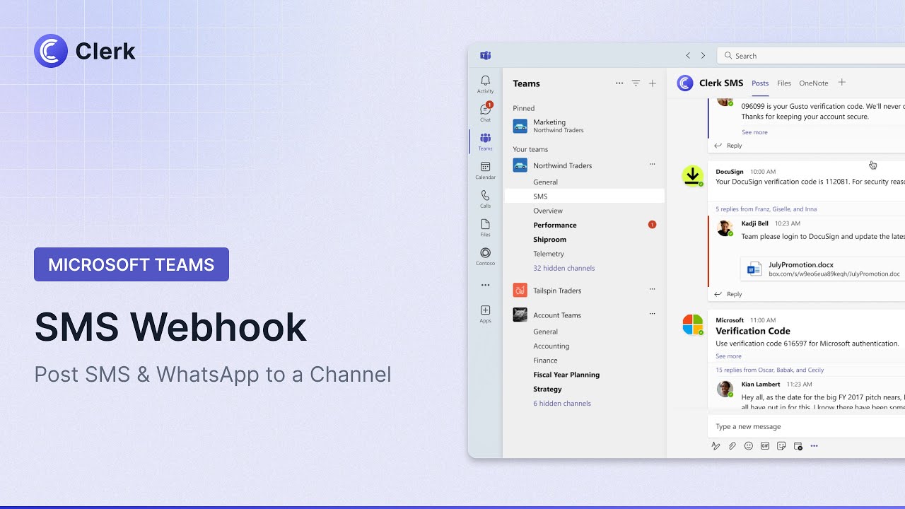 Integrate SMS & WhatsApp with Microsoft Teams: Post Incoming Texts to a ...