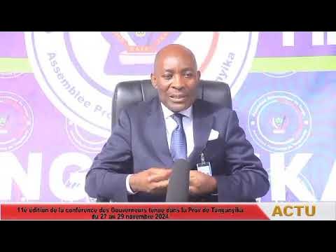 🌍 RDC_KALEMIE : 11ème CONFÉRENCE DES GOUVERNEURS DE PROVINCES,LE GOUV JJ PURUSI REVIENT SUR PDL ...