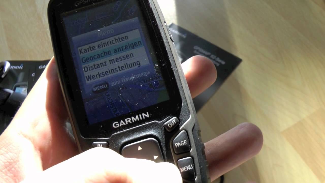 Test: Geocaching mit dem Garmin GPSmap 62st - YouTube