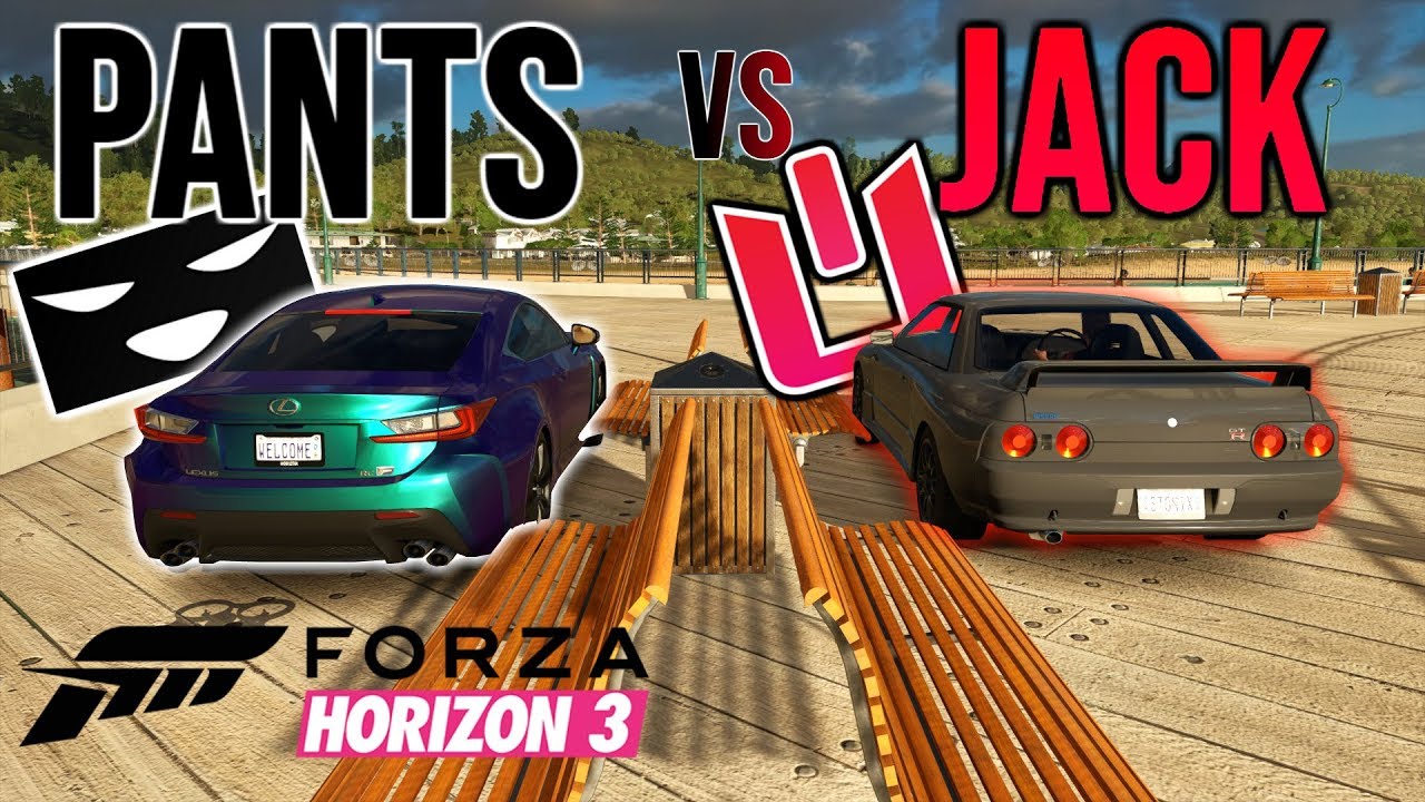 Forza Horizon 3: Black Panthaa RCF VS JackUltraMotive R32 *YouTuber ...