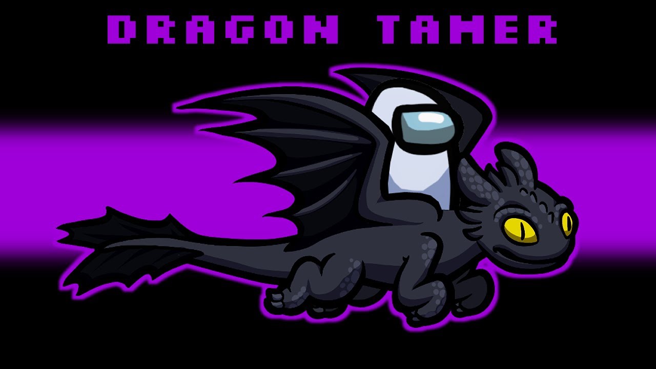 *NEW* DRAGON TAMING ROLE in Among Us - YouTube