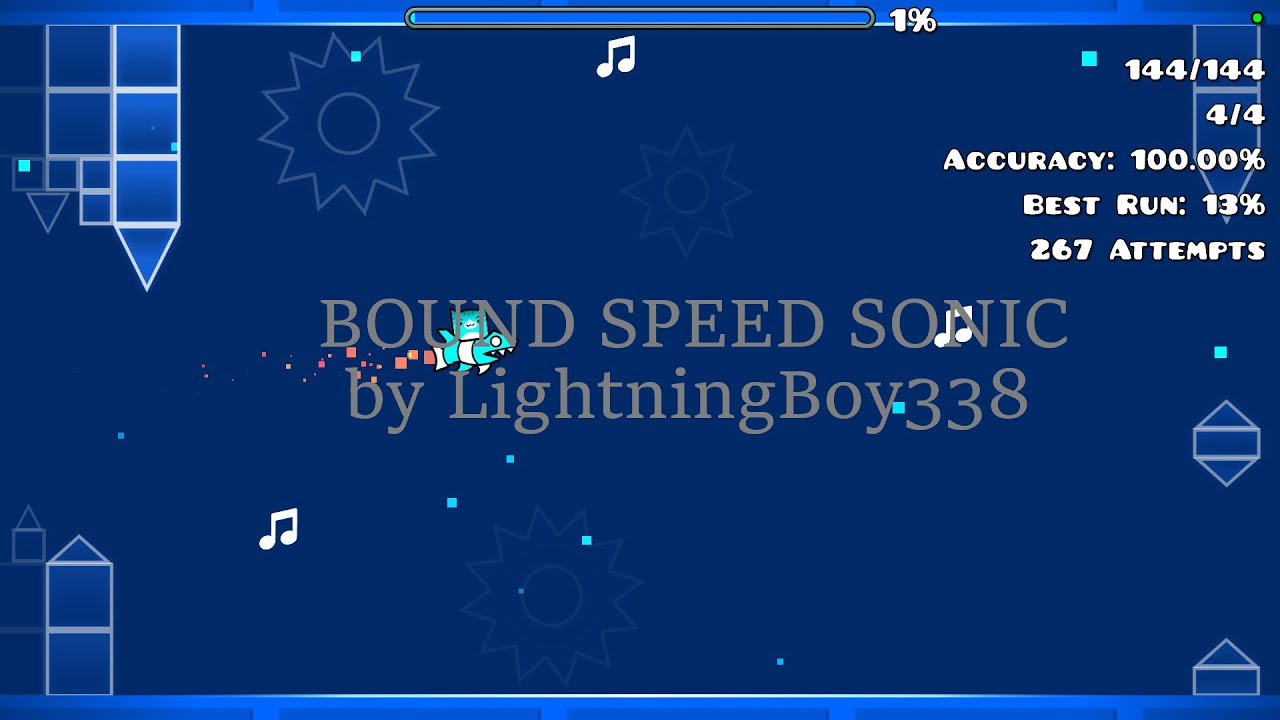 Bound Speed Sonic by LightningBoy338 (Easy Demon) - YouTube