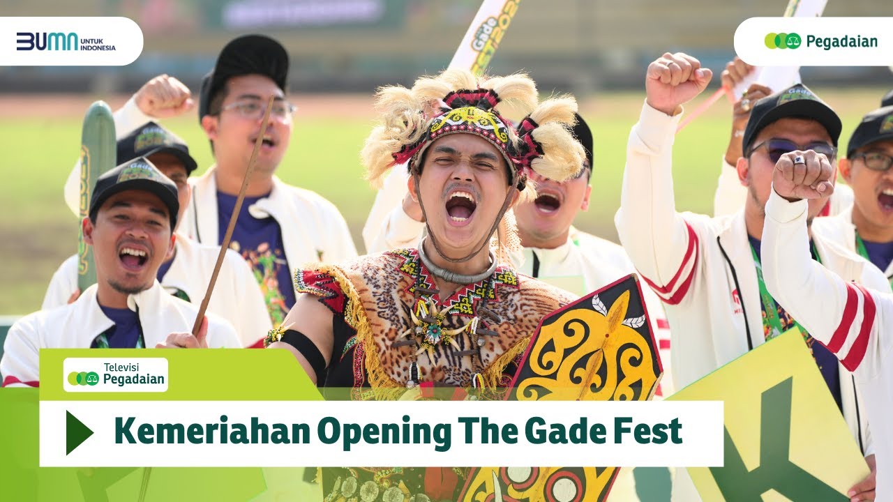 Kemeriahan Opening Ceremony The Gade Fest 2024 - YouTube