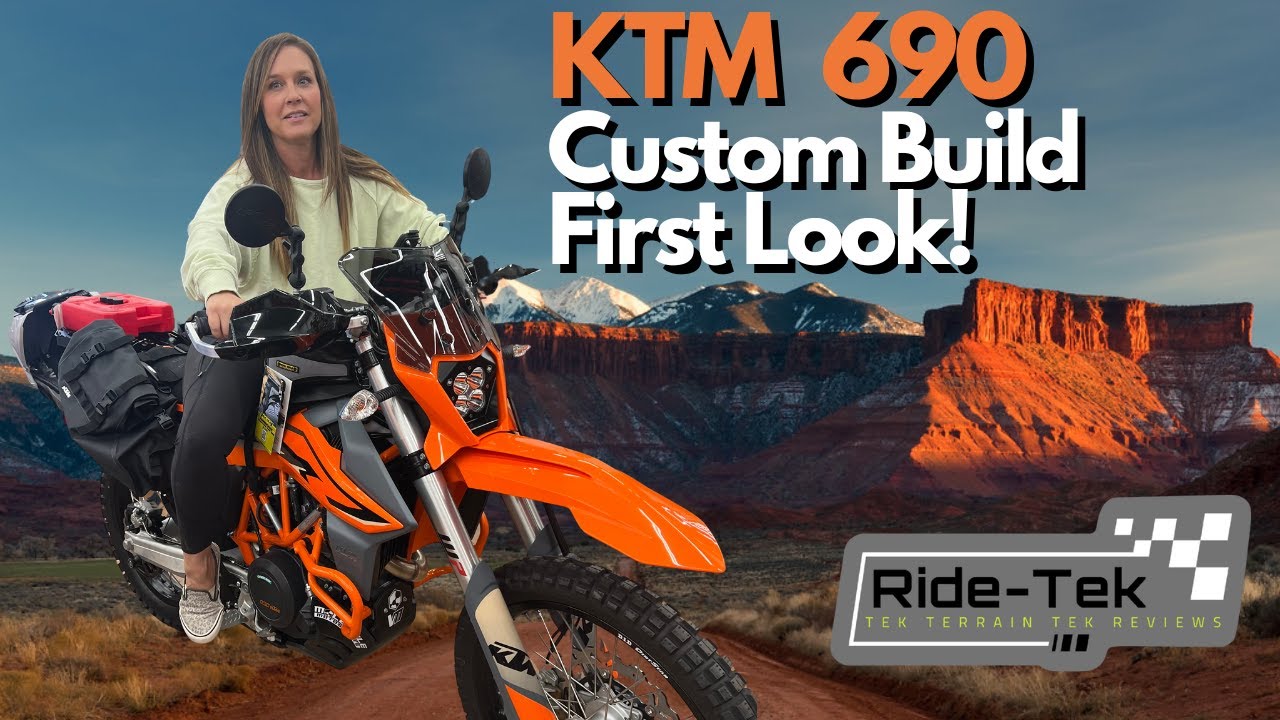 KTM 690 Custom Build First Look! - YouTube