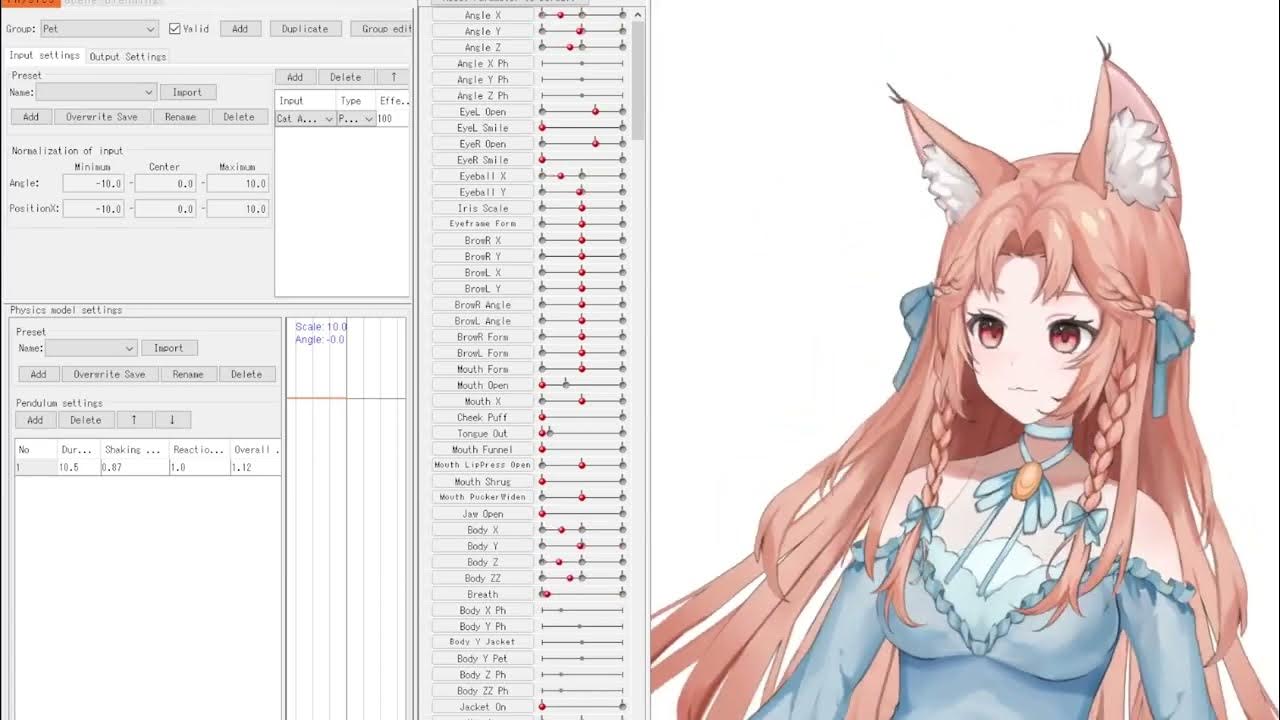 Live2D Physics for Fay - YouTube