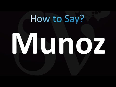 How to Pronounce Munoz (correctly!) - YouTube