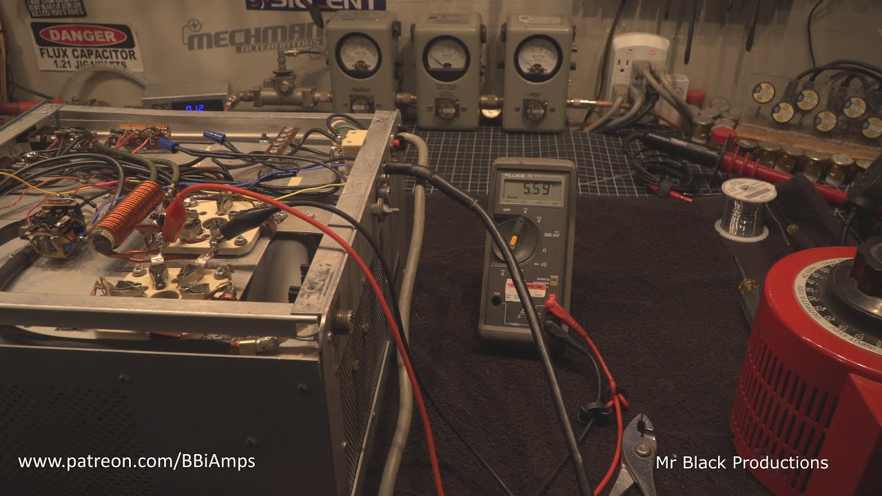 How to Check your Bias on a 3-500 tube amp - YouTube