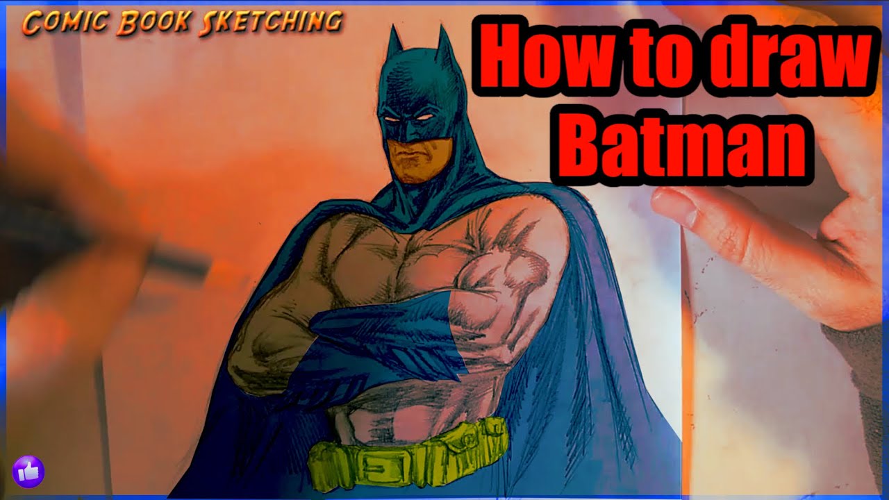 How to draw Batman - YouTube