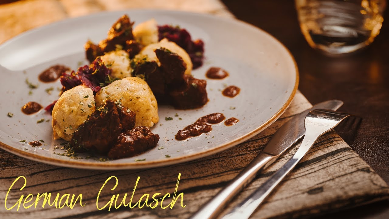How to make an authentic German Gulasch | Flavorful recipe - YouTube