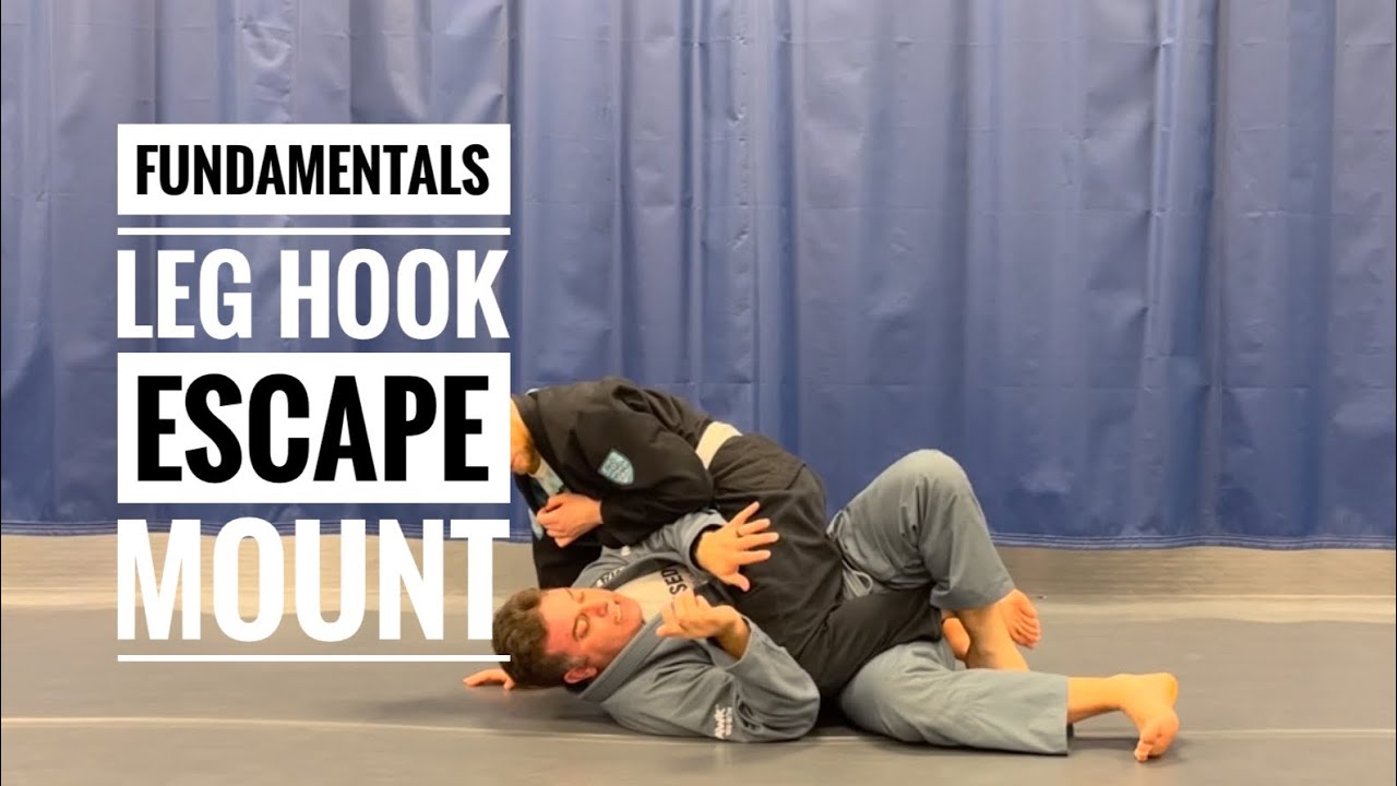 BJJ - Mount Escape | Leg Hook Escape - YouTube