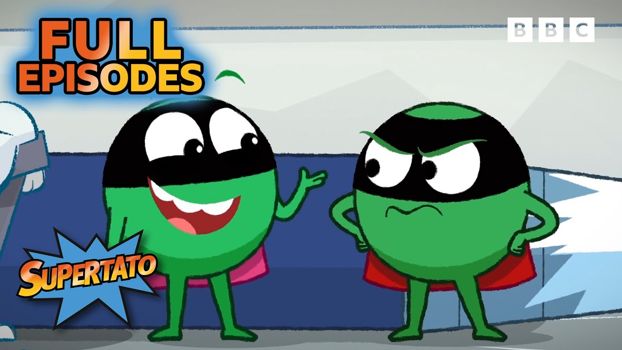 FULL EPISODES | Pea Repeats / Da Veggie Code / Double Trouble | Supertato Official - YouTube