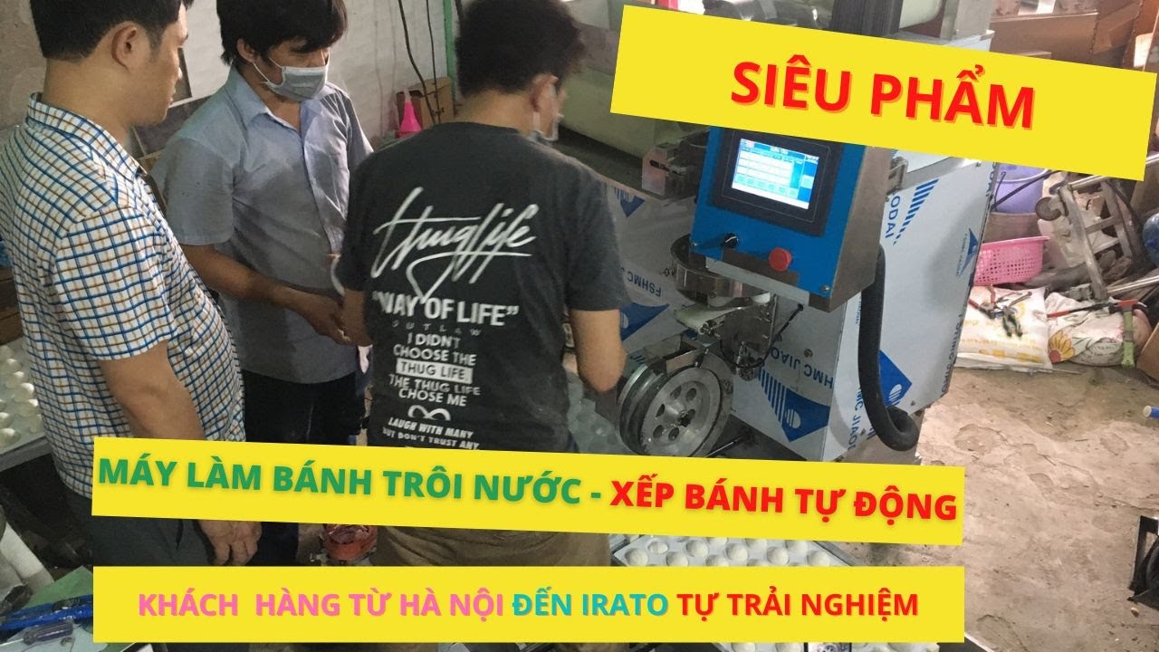 Máy làm bánh trôi nước - xếp bánh tự động cho khách Hà Nội| Hotline ...