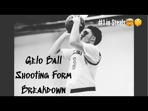 LiAngelo Ball Basketball Shooting Form Breakdown (Basketball Shooting ...