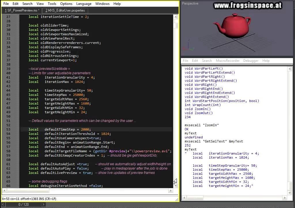 Mxseditor Plugin Preview Maxscriptable Maxscript Editor Updated
