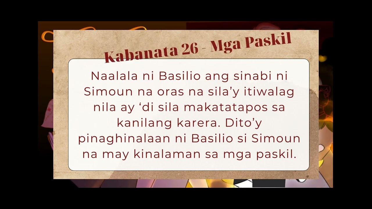 El Filibusterismo - Kabanata 26: Mga Paskil - YouTube