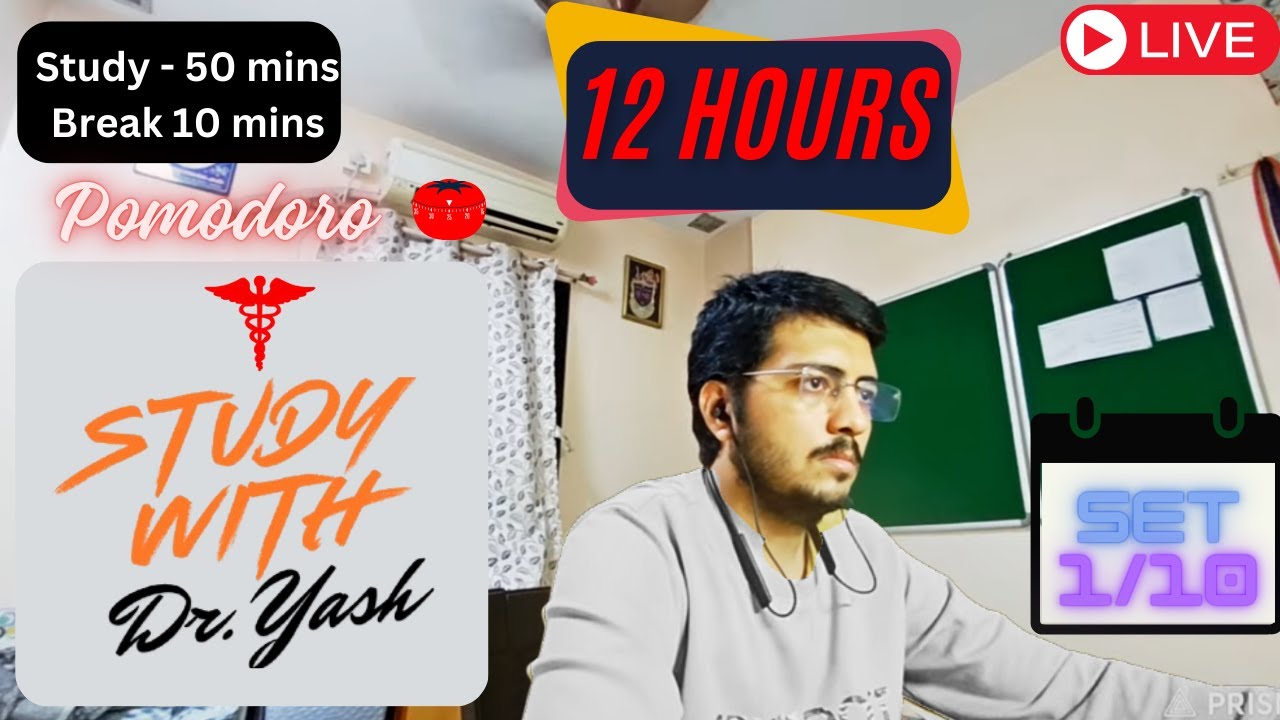 12-Hour Intense Study Prison: No Leaving, No Fun, Only Books 🔒😳 | 6th ...