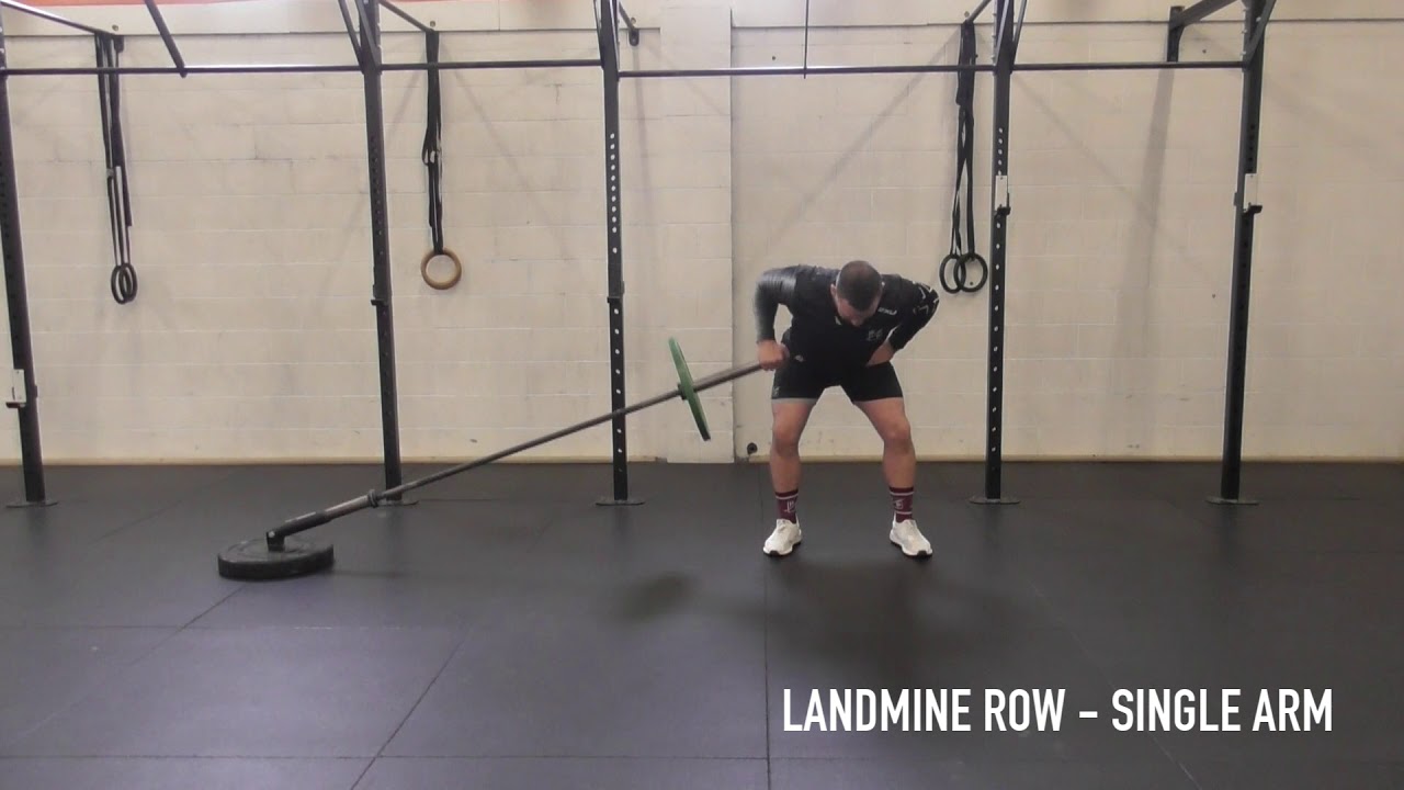 LANDMINE ROW - SINGLE ARM - YouTube