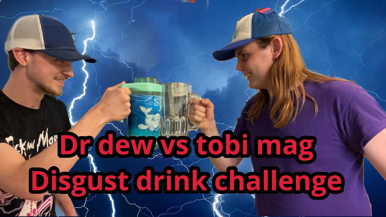 @drdew vs @TobiMag disgusting drink challenge - YouTube