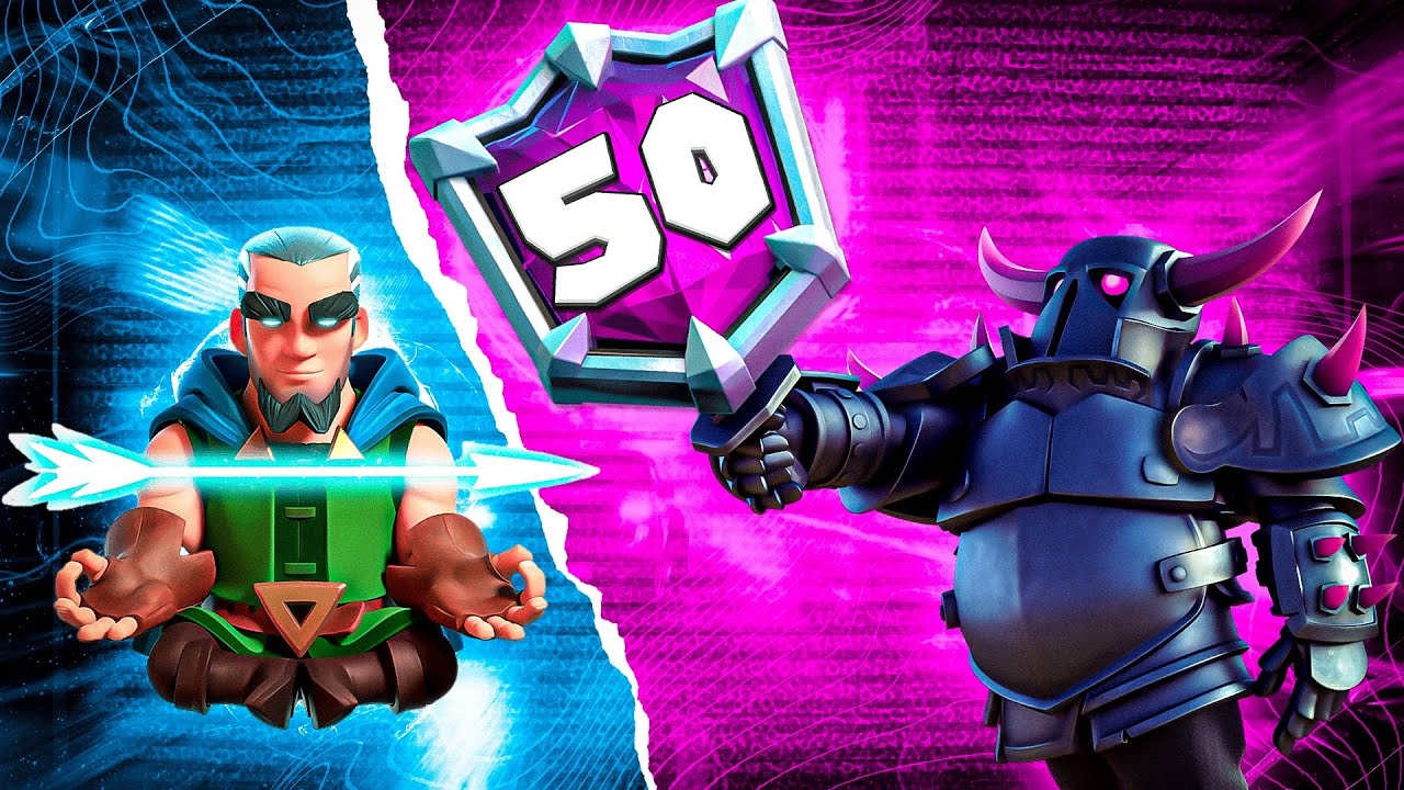 TOP LADDER PUSH WITH ( Magic Archer + Poison ) VERSION AGAINST HARD ...