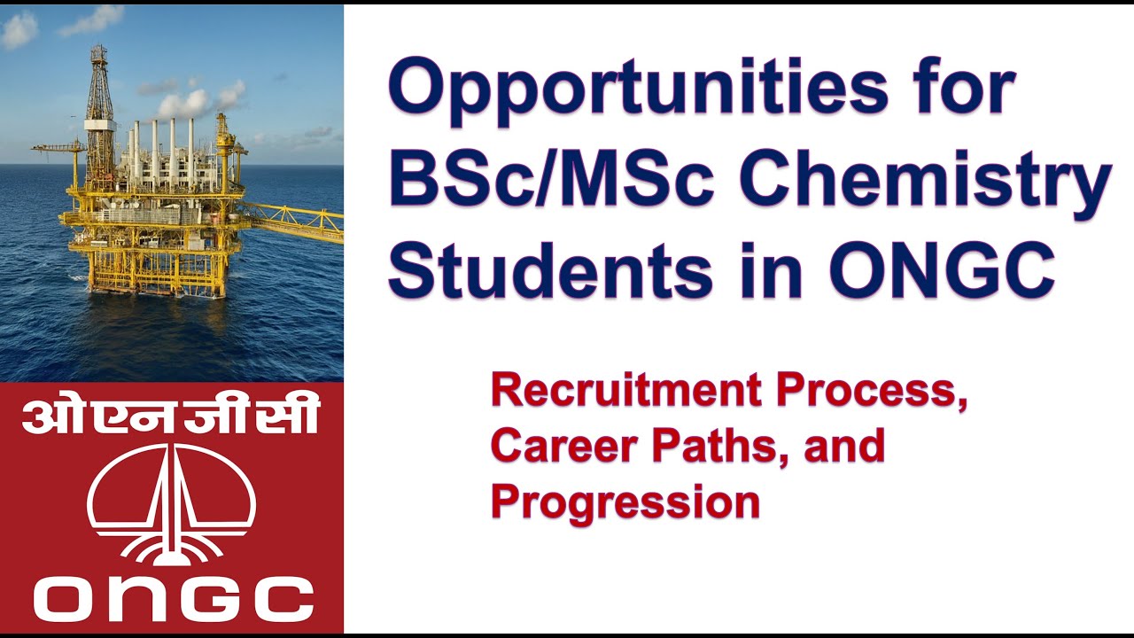 Careers in chemistry || Career in ONGC || Jobs after BSc || Jobs after ...
